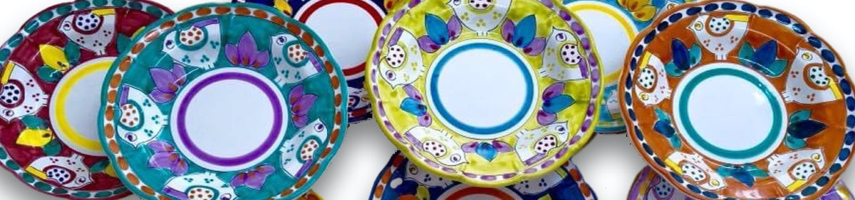 Piatti in Ceramica di Vietri - Mani in Ceramica